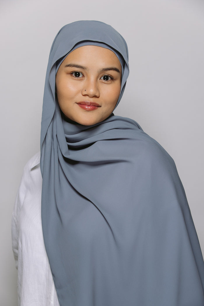 Instant signature chiffon hijabs